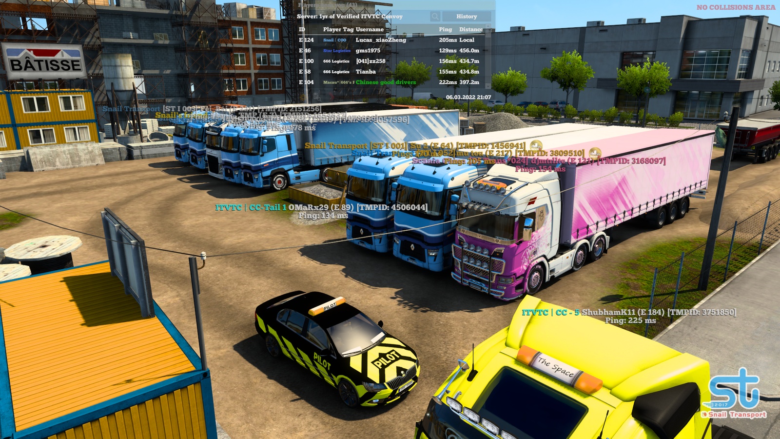 Snail Transport - News - 1 yr of Verified ITVTC (2022/03/06) — TruckersMP